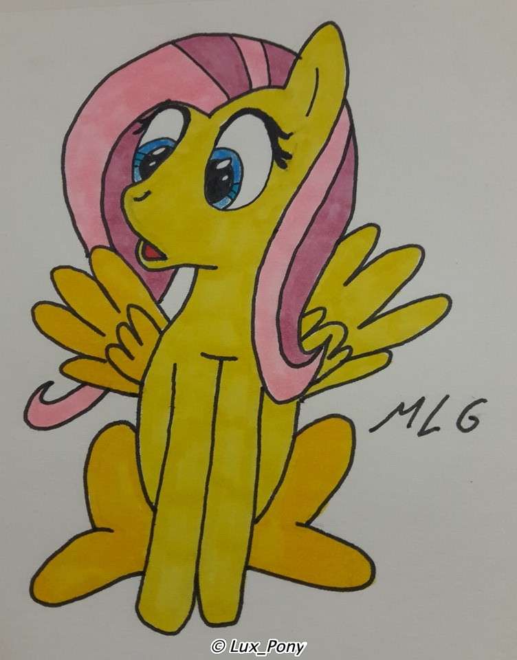 Lux_Pony lernt zeichnen ....